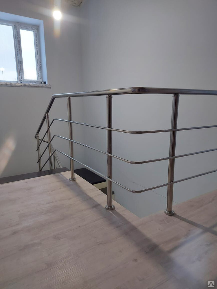 Перила из нержавеющей стали в частный дом, цена в Екатеринбурге от ...