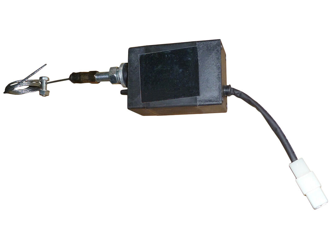 Соленоид ТНВД (12v) (с тросиком) (XHQ-PT,12 v)/(Fuel cut solenoid valve ...