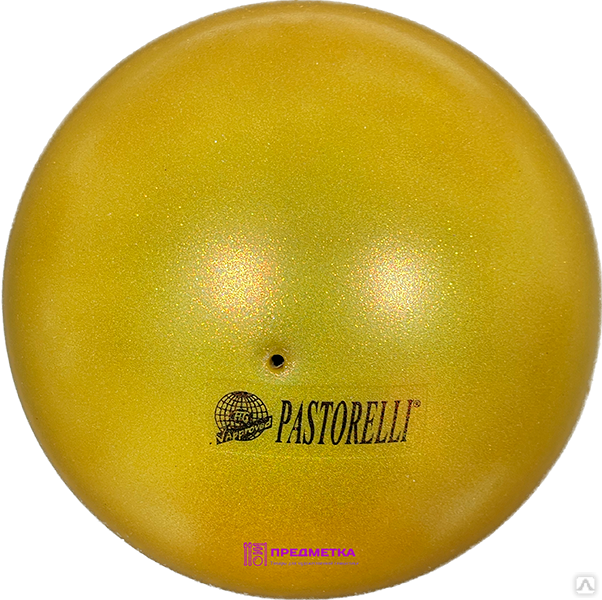 Гимнастический мяч Pastorelli Glitter 18 см, золотой FIG купить в ...